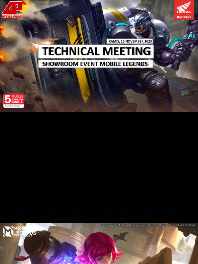 Panduan Teknis Tournament MLBB Anugerah Perdana Imam Bonjol | PDF