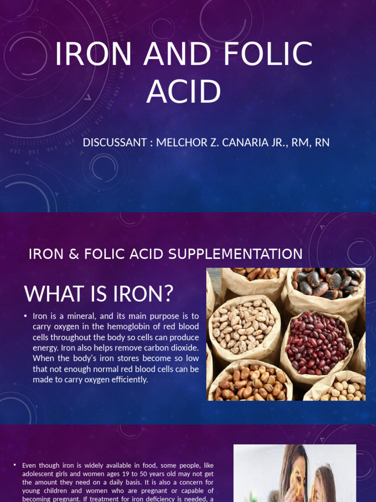 Iron and Folic Acid | PDF