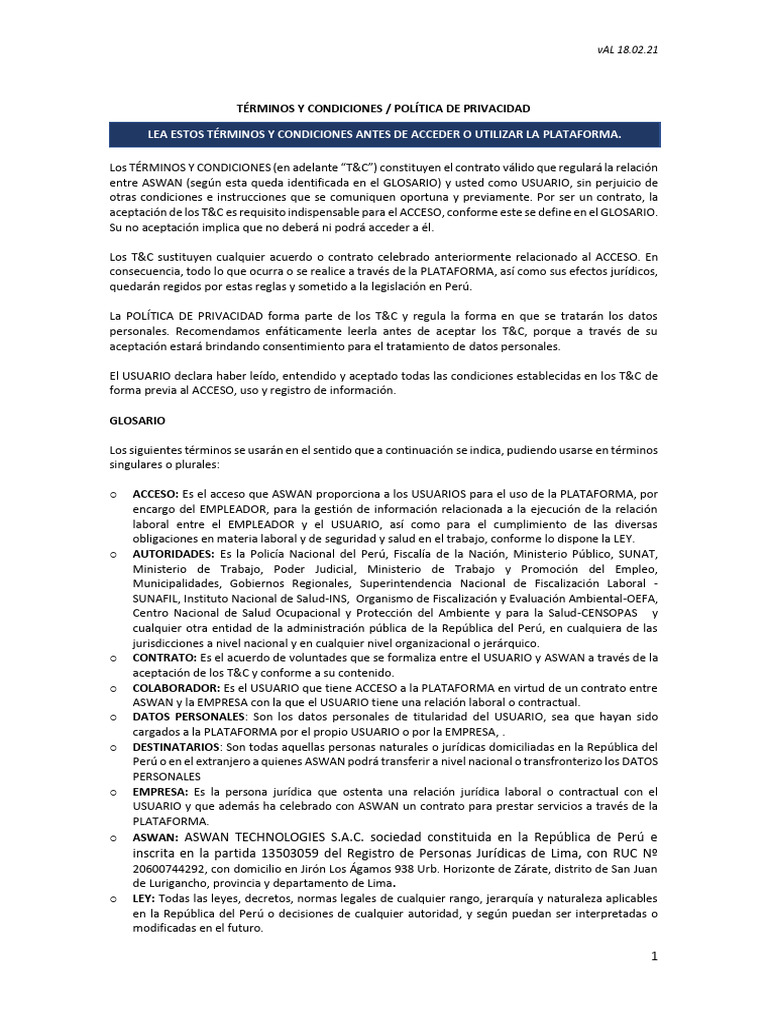 T 0C Aswan-Colaboradores VAL 010223 | PDF