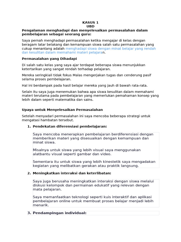 Studi Kasus PPG 2024 | PDF