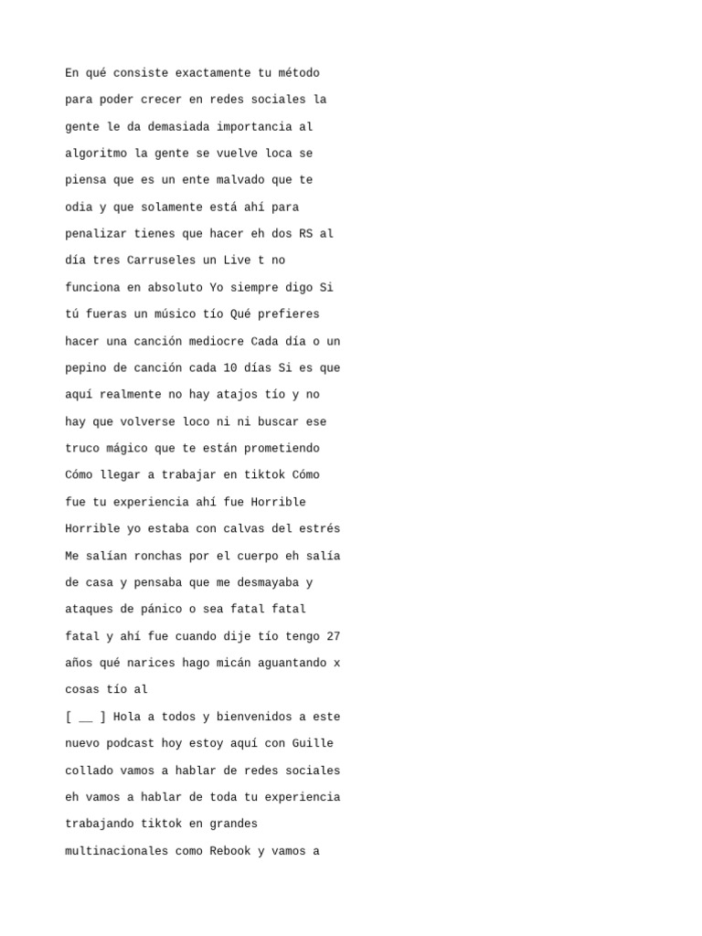 Ex-Empleado de TikTok Revela Cómo Crecer en Redes Sociales - Guille ...