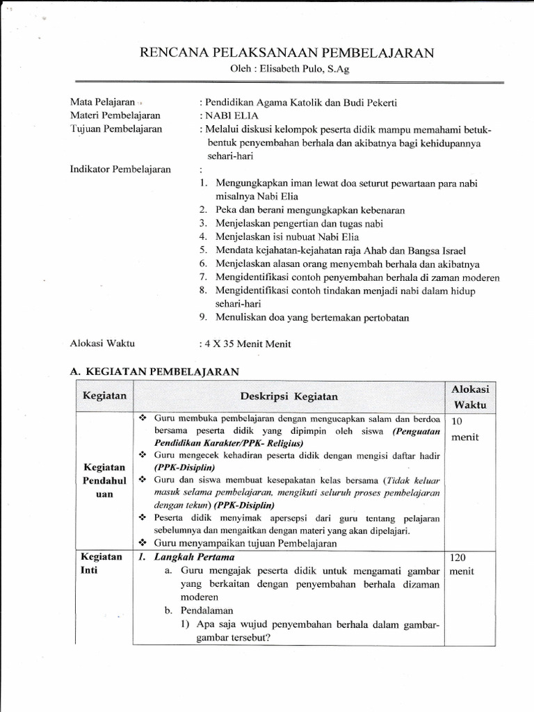 RPP CPP A11 - Elisabeth Pulo | PDF