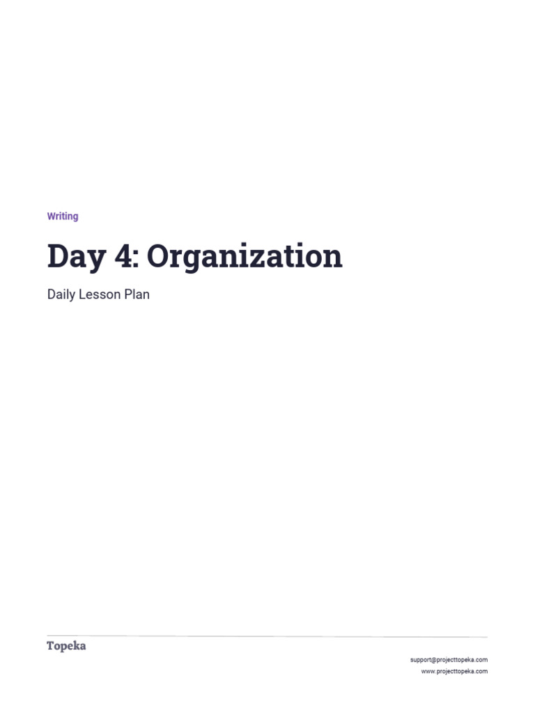 WRT D4 LessonPlan | PDF