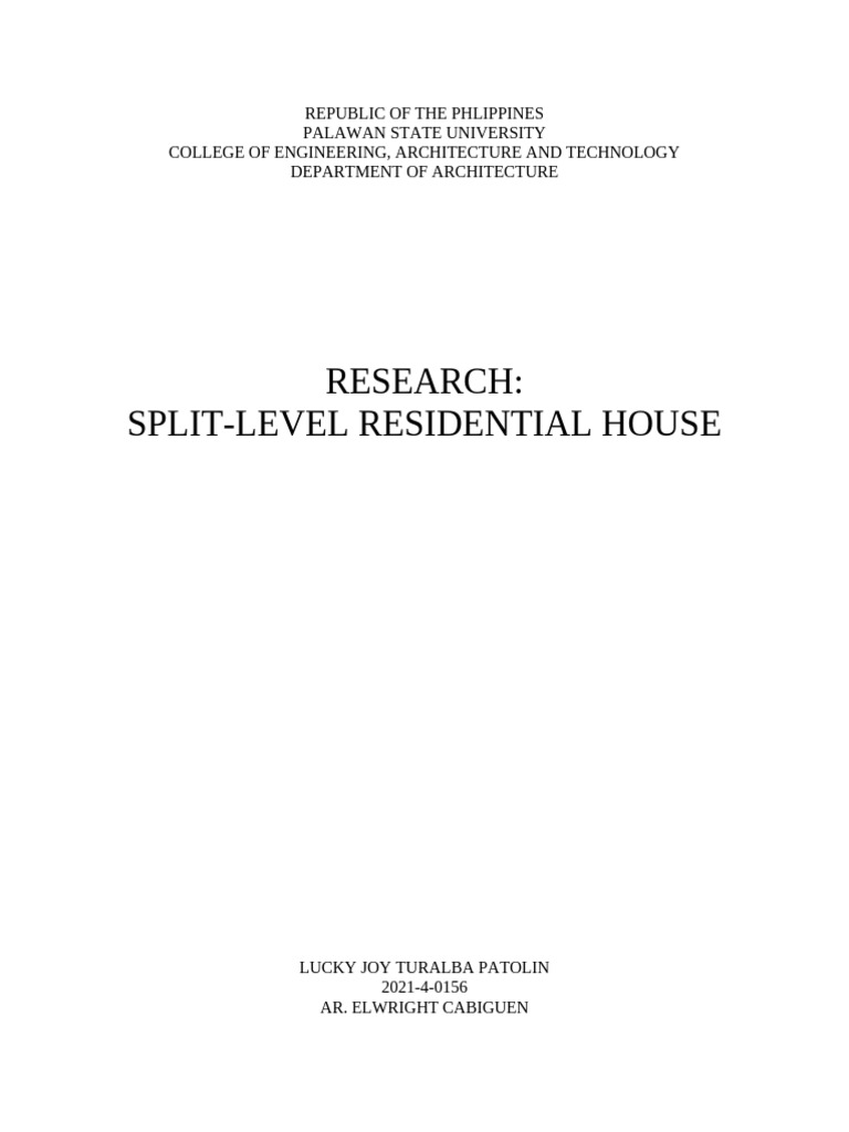 Split Type Research | PDF