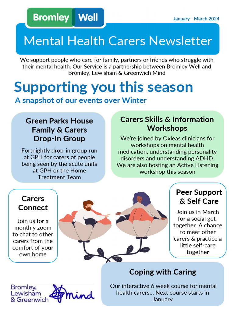 Winter Mental Health Carers Newsletter 2024 | PDF