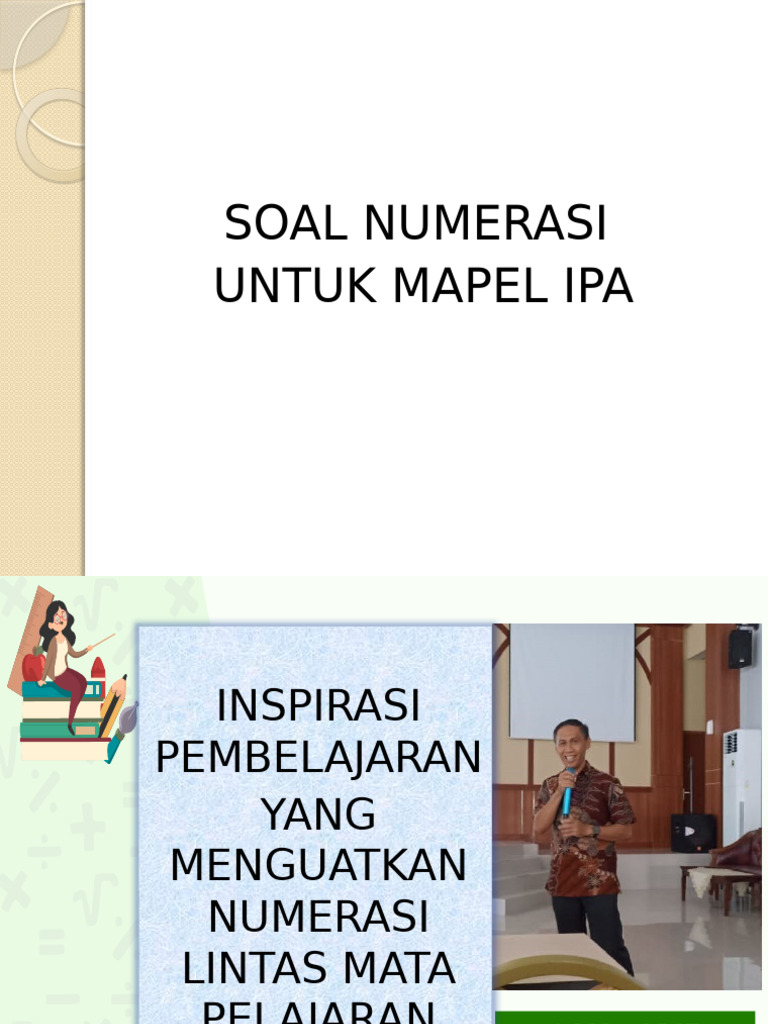 Soal Numerasi Utk Mapel Ipa | PDF