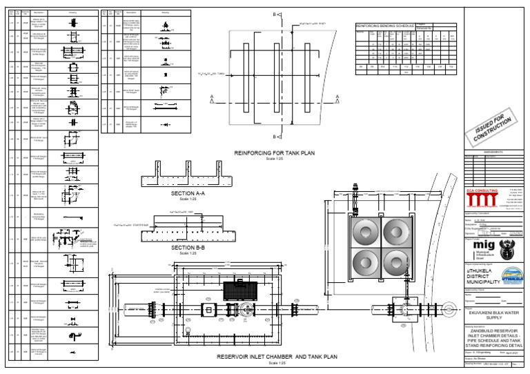 VRY 16-022 - C3-07 Zandbuilt Reservoir Inlet Chamber Details - Pipe ...