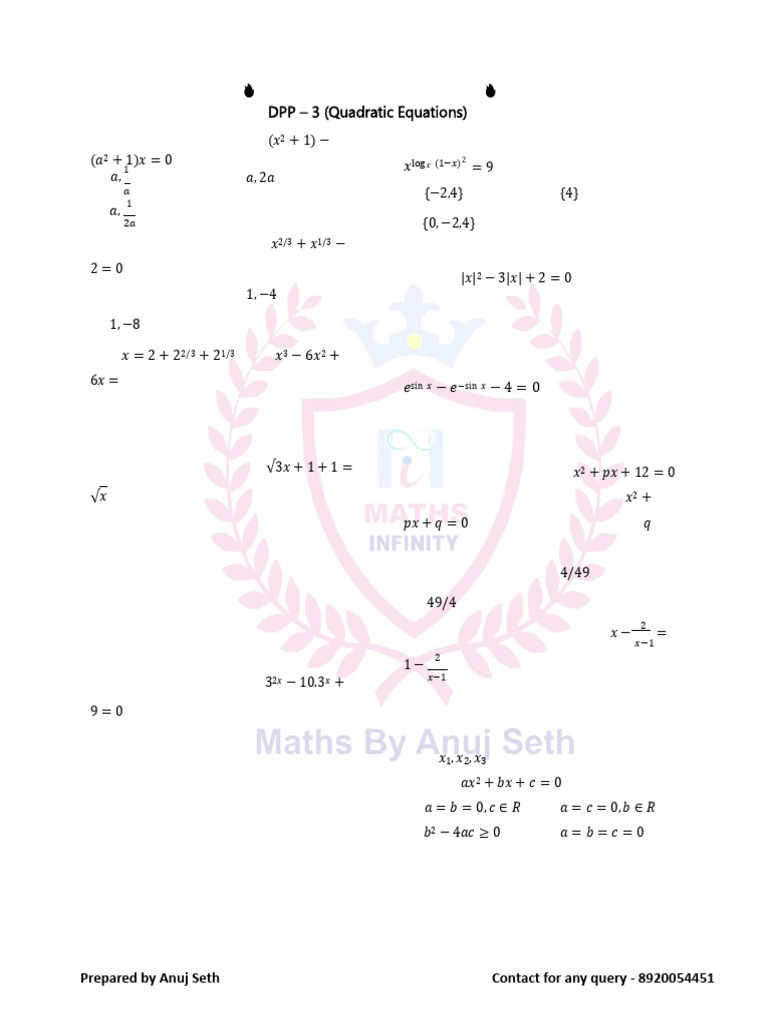 Quadratic | PDF