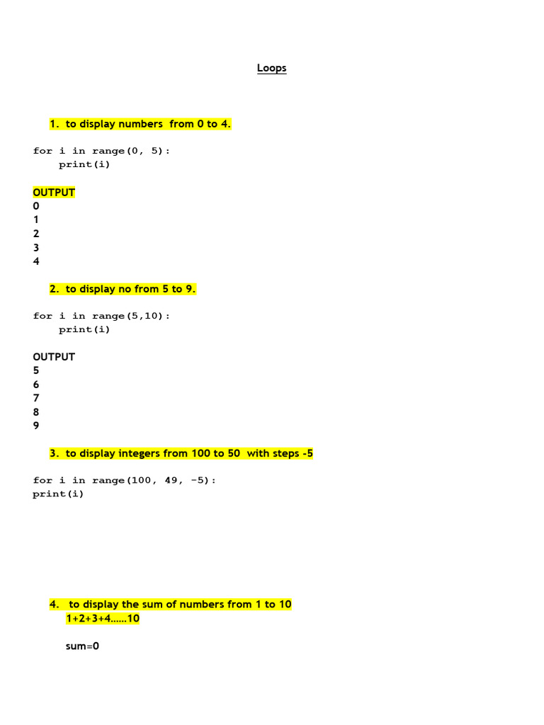 3 Assgn PythonLoops | PDF