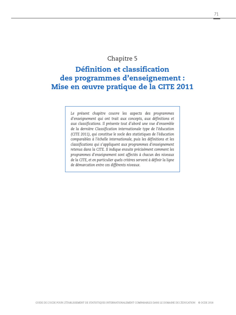 Définition Et Classification FR | PDF