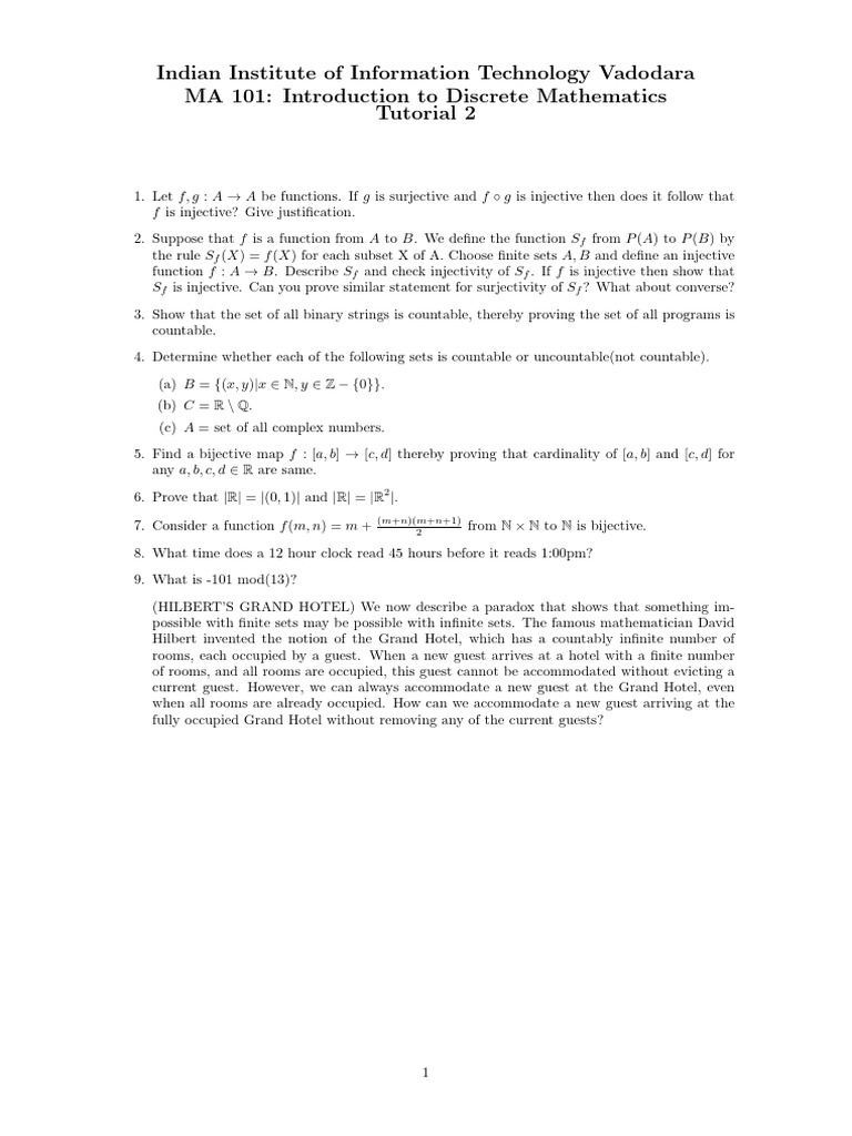 MA101 UG2024 Tut4 | PDF