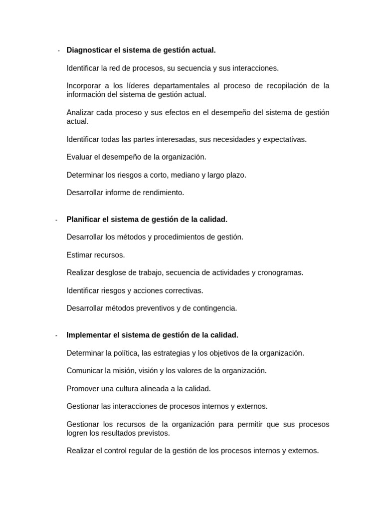 Objetivos Del Plan Del SGC | PDF