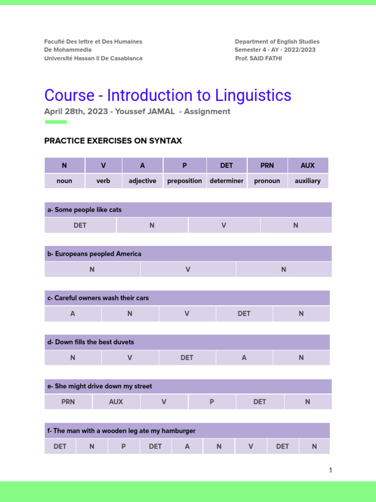 _ 5 Key Answer on Syntax | PDF