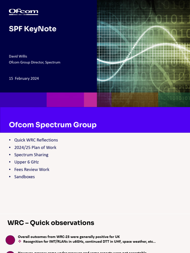 Ofcom Presentation | PDF