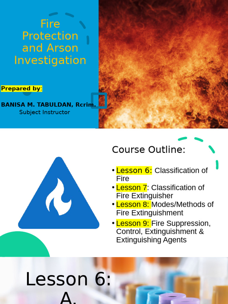 Chapter 11 Classification of Fire and Extiguishers | PDF | Fires ...