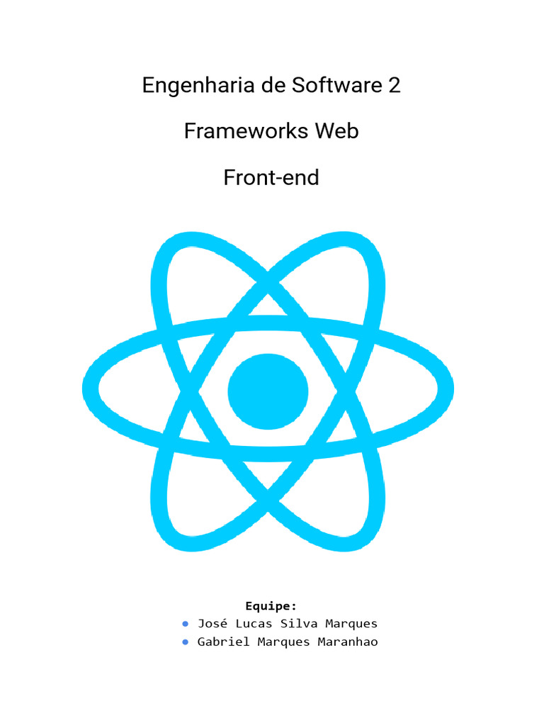 Engenharia de Software 2 Front-End | PDF