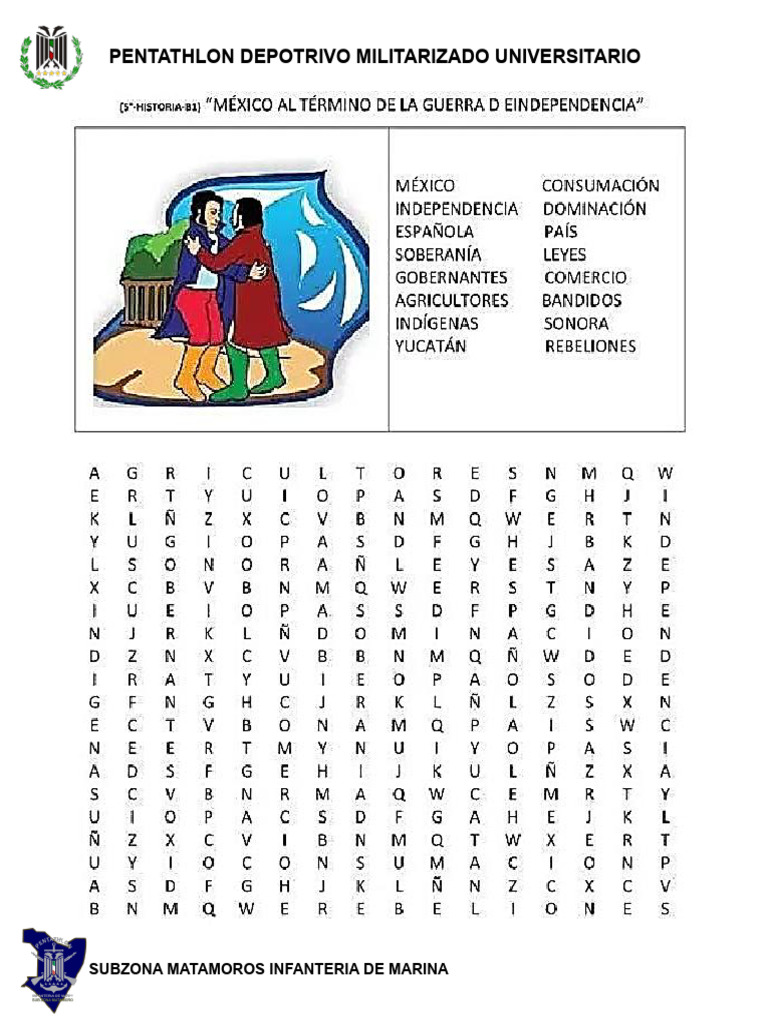 Independencia Sopa de Letras | PDF