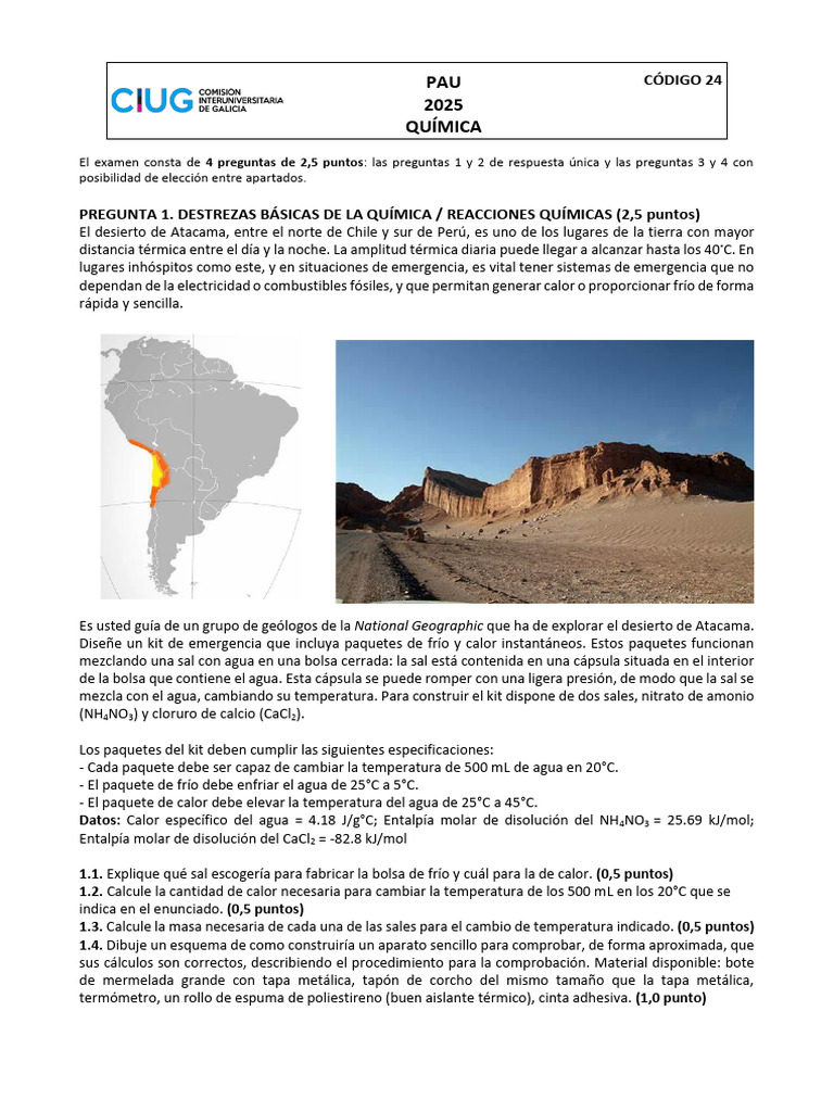 24 Quimica Modelo Cast | PDF