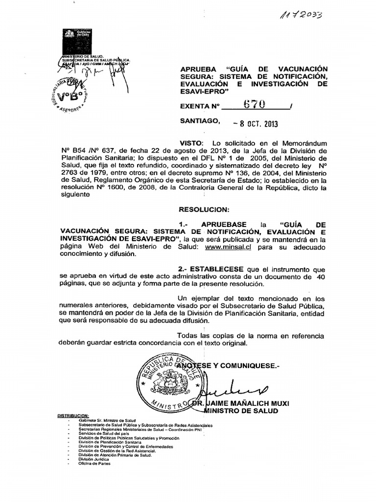 Guía ESAVI - EPRO | PDF