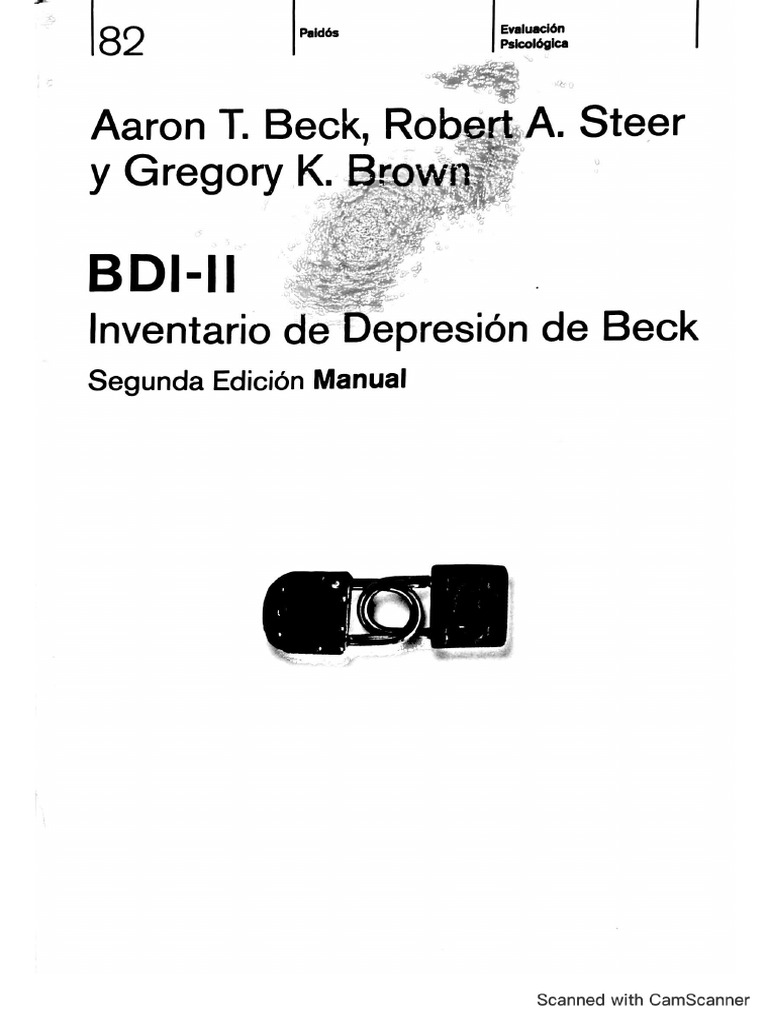 Manual BDI-II. - Inventario de Depresión | PDF