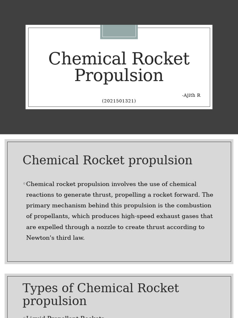 Chemical Rocket Propulsion | PDF