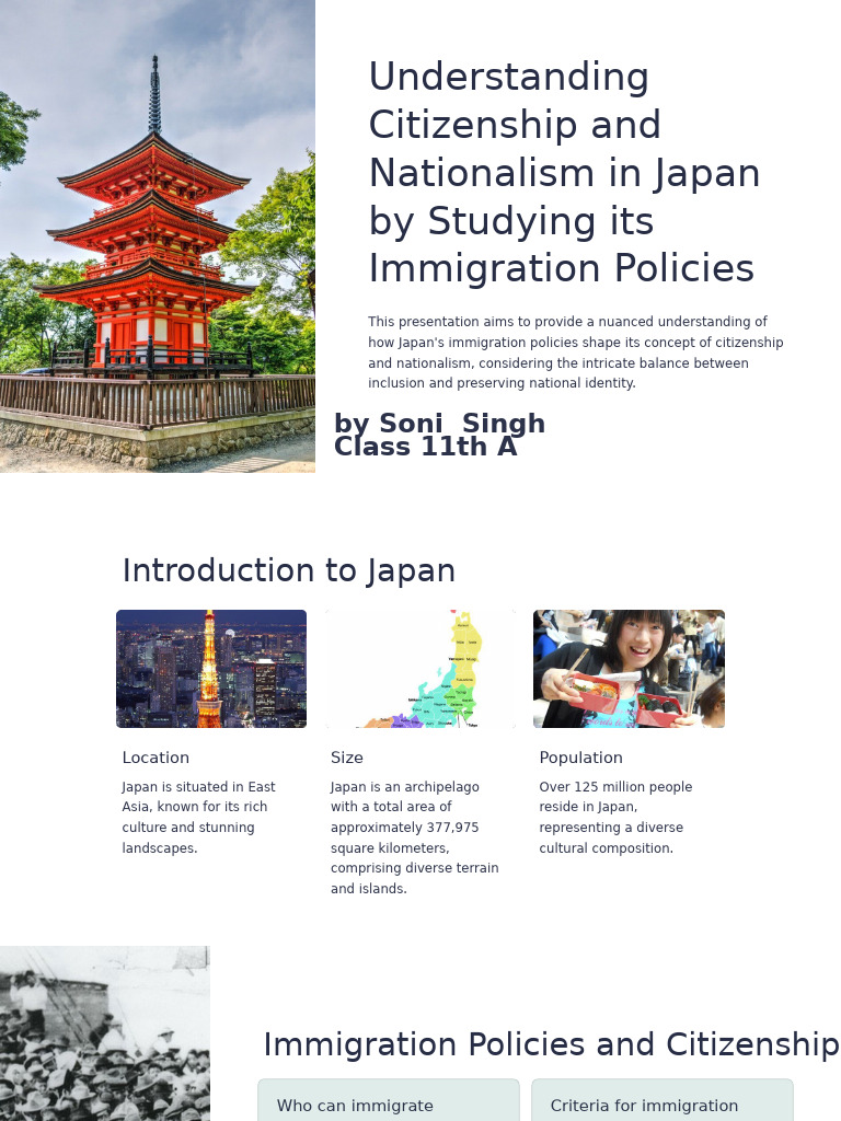 Understanding Citizenship and Nationalism in Japan by Studying Its ...