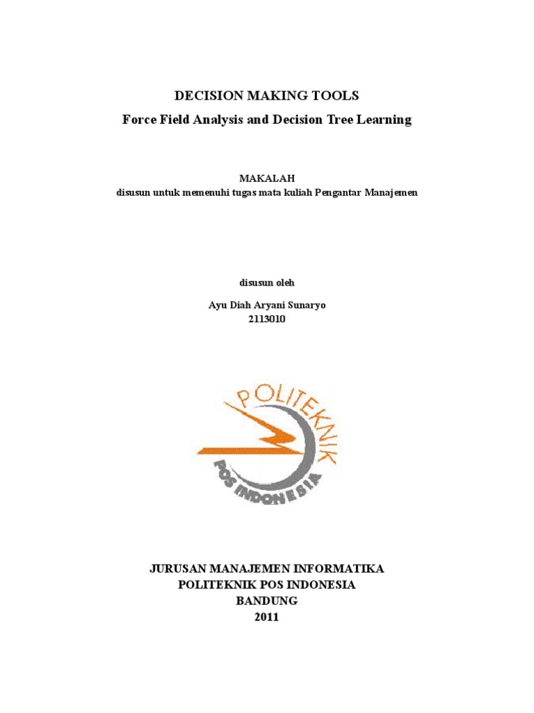 Decision Making Tools | PDF