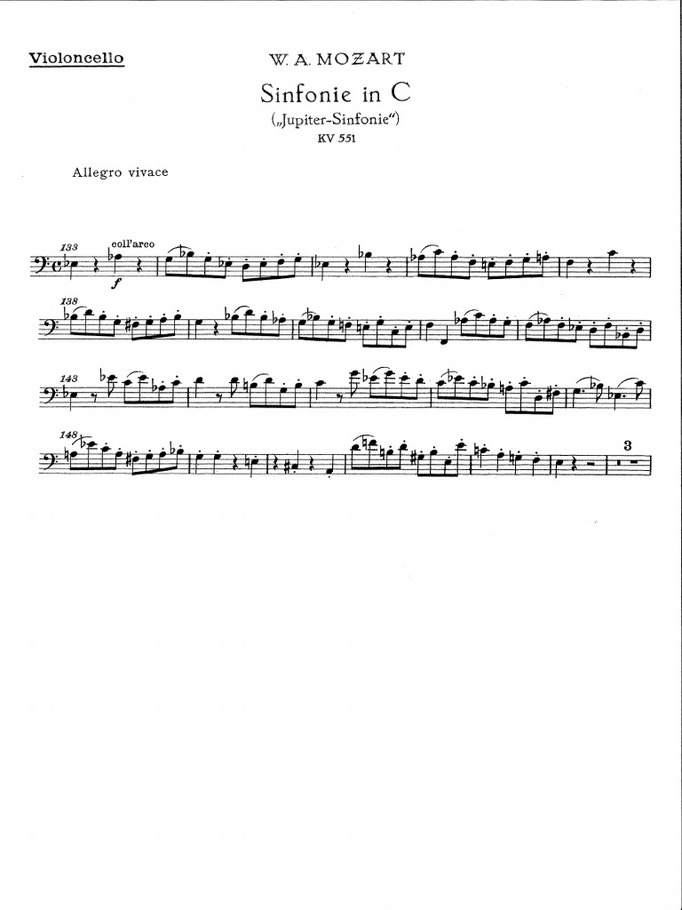 Mozart - Sinfonía Nº 41, K. 551 | PDF