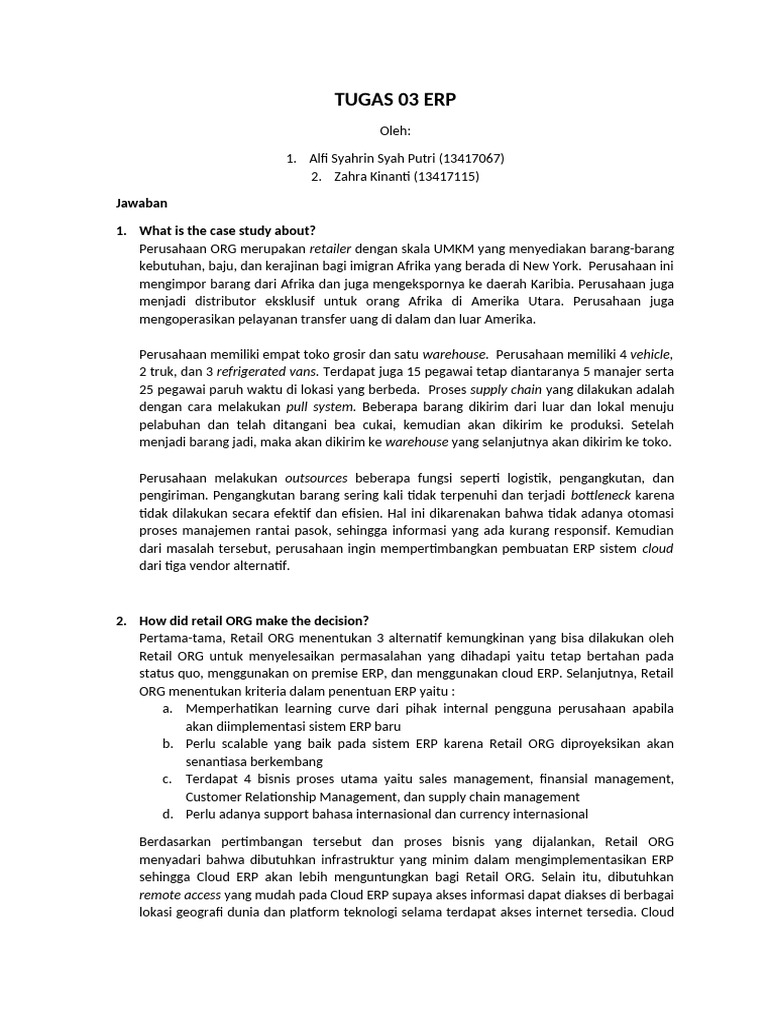 Tugas3 Erp | PDF