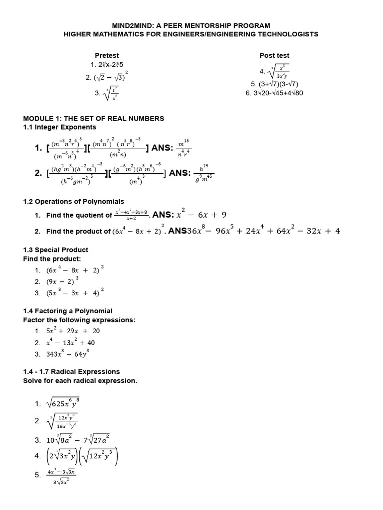 RefresHMET Handout | PDF
