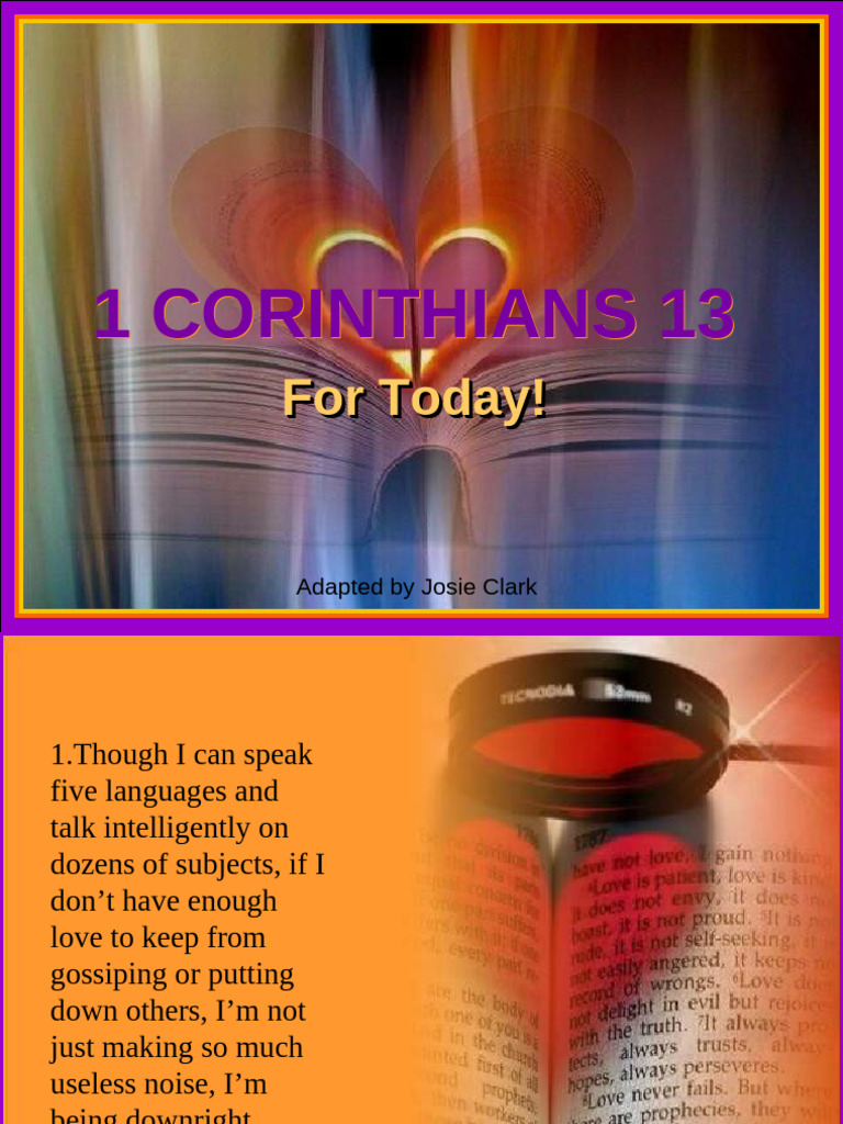 1 Corinthians 13 Lo | PDF