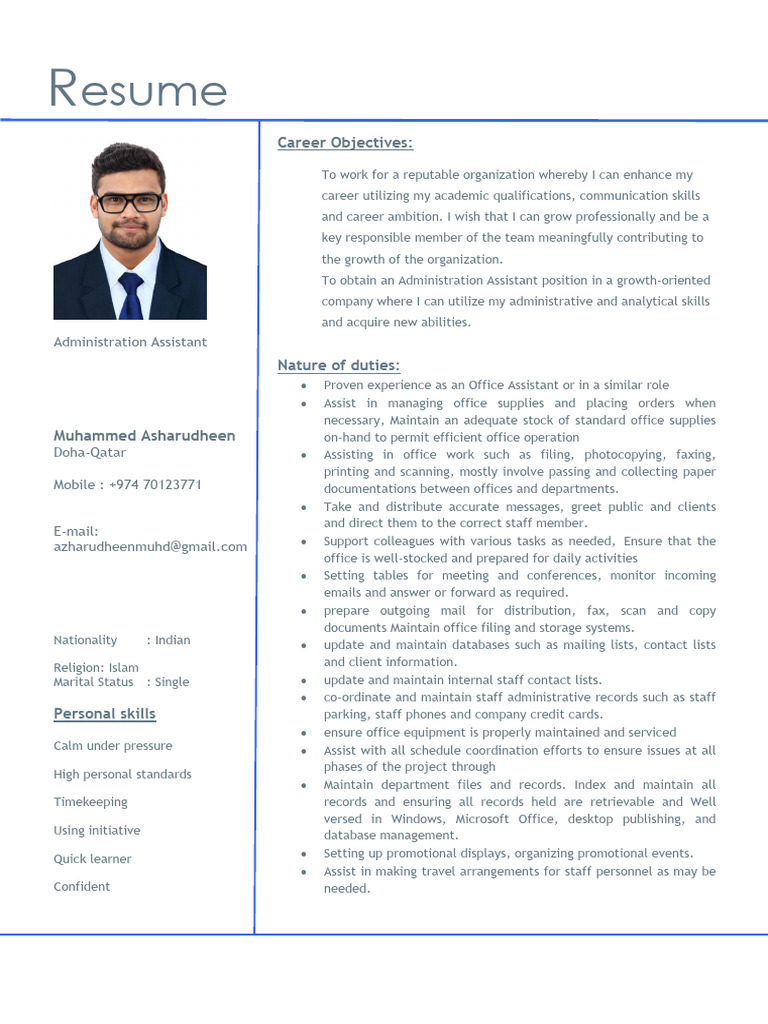 Resume Asha Rud He en KP | PDF