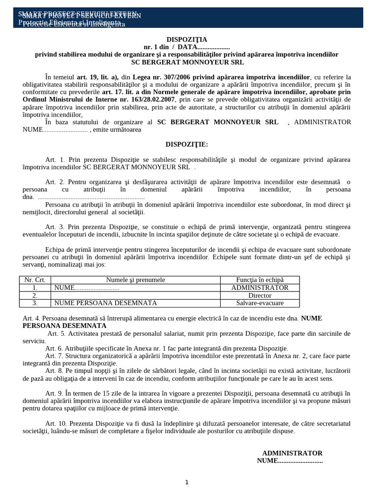 DOCUMENTATIE SU - DRAFT Admin + Desemnat BERGERAT | PDF