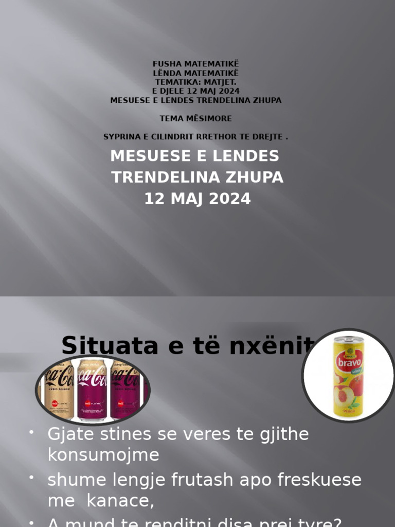 Matematikë 12 Maj | PDF