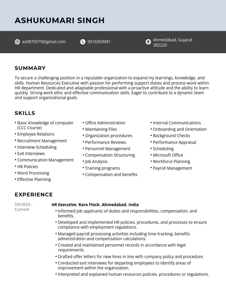 Resume Ashu Kumar I Singh | PDF