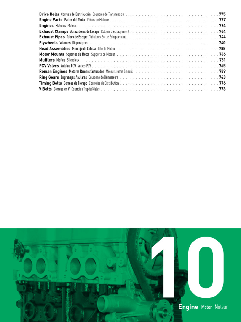 Engine-Motores-Moteur TVH | PDF