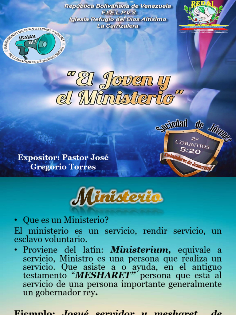Definición y Funciones del Ministerio | PDF | Cristo (título ...