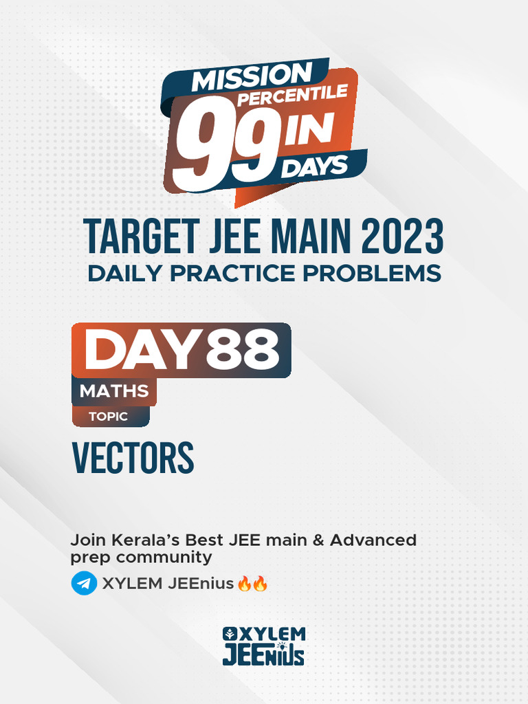 Day-88 Vectors (DPP) | PDF