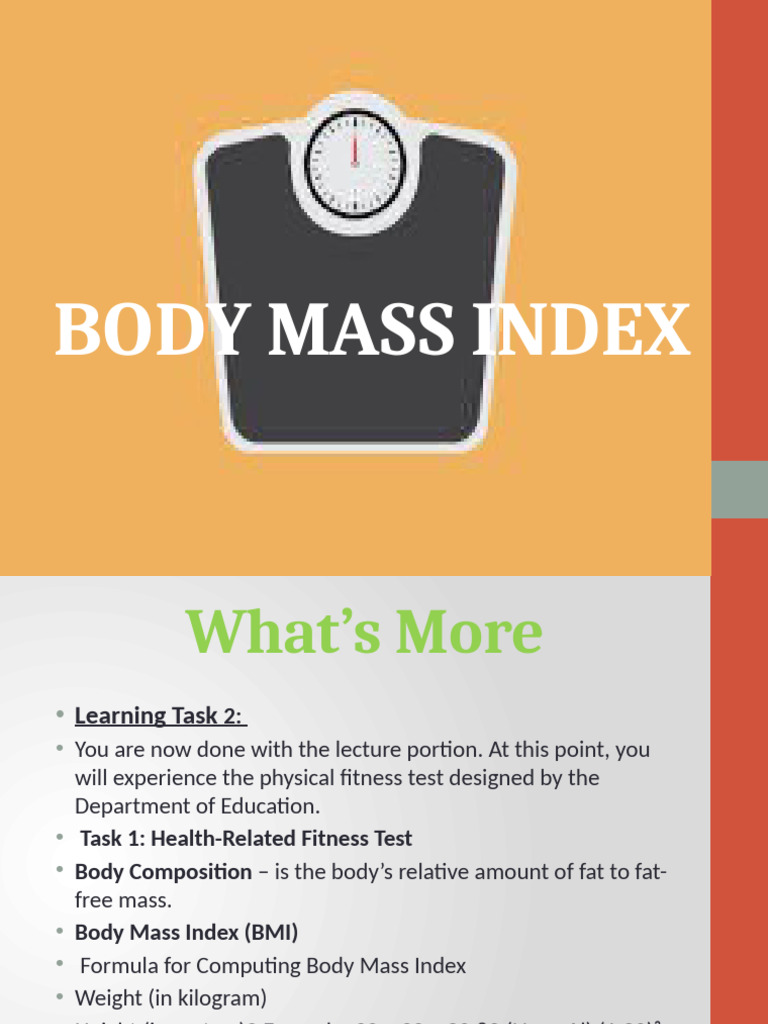 Pe and Health 1-Bmi | PDF