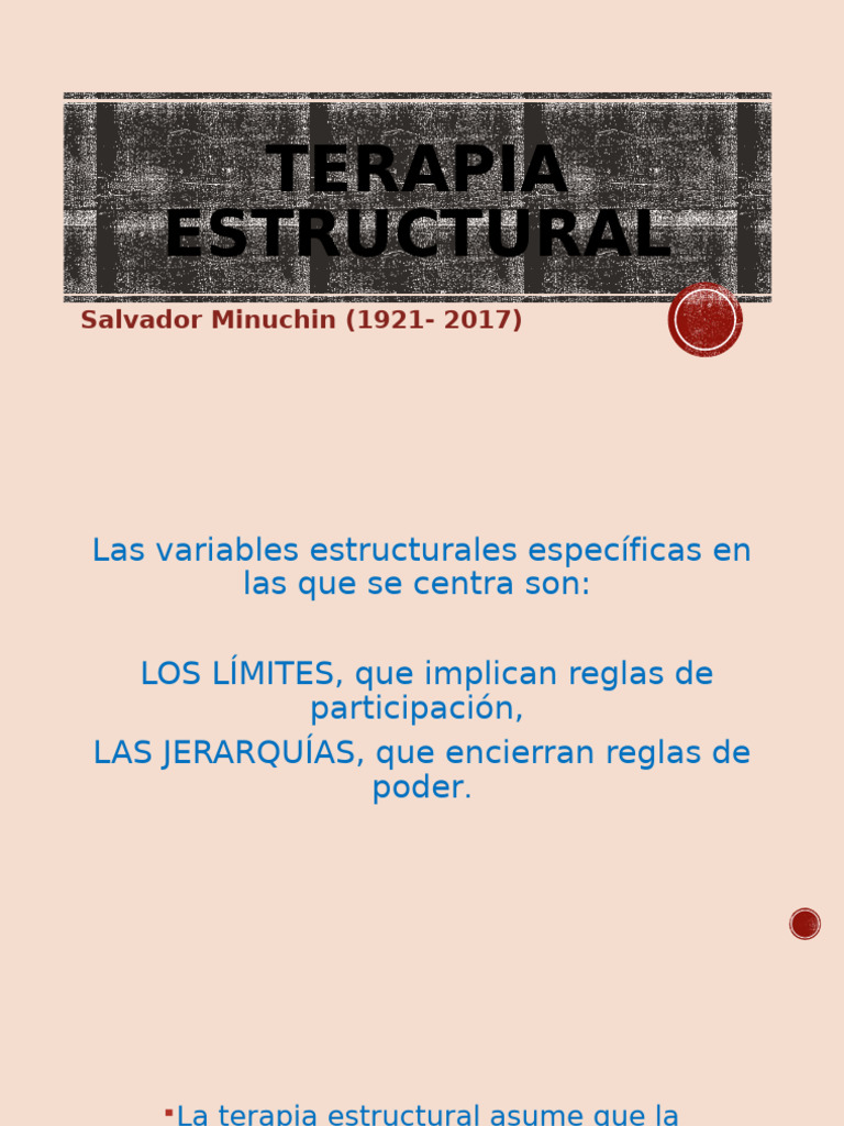 Terapia Estructural-1 | PDF