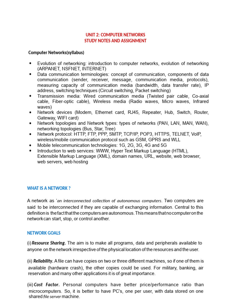 Computernetwork | PDF