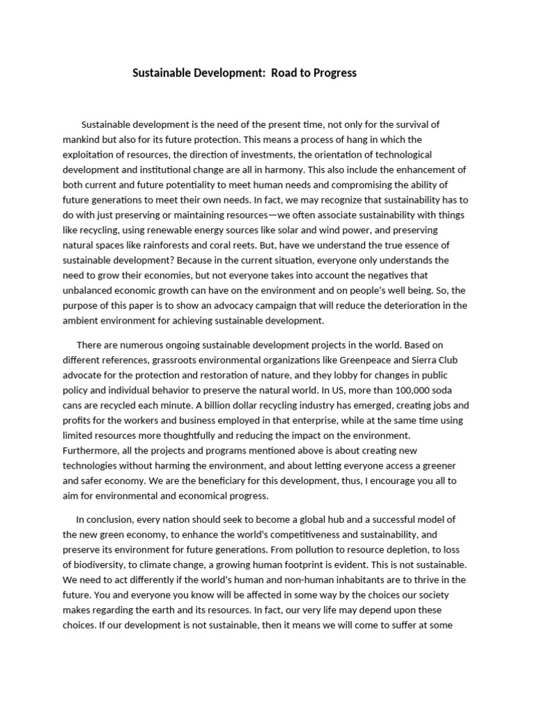 Sustainable_Development | PDF