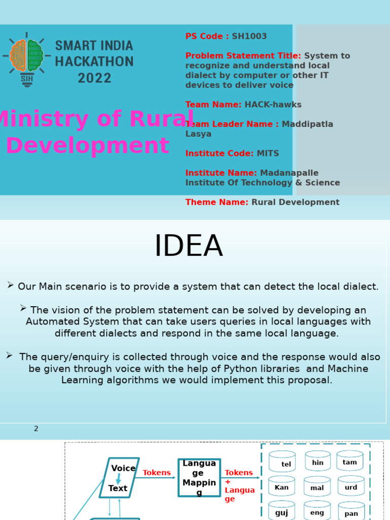 Presentation (SIH) | PDF