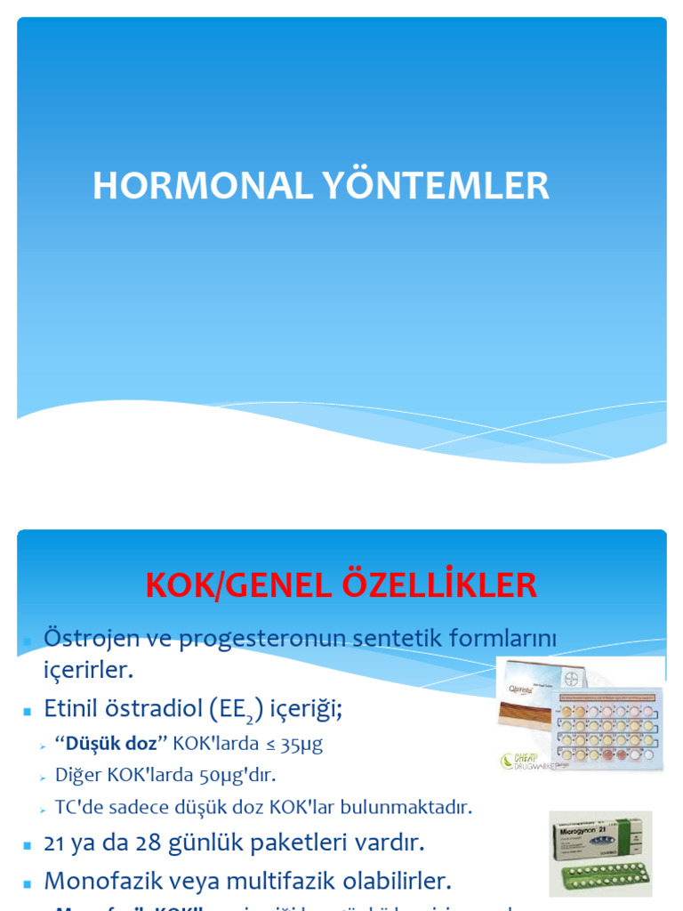 Hormonal Kontraseptifler | PDF