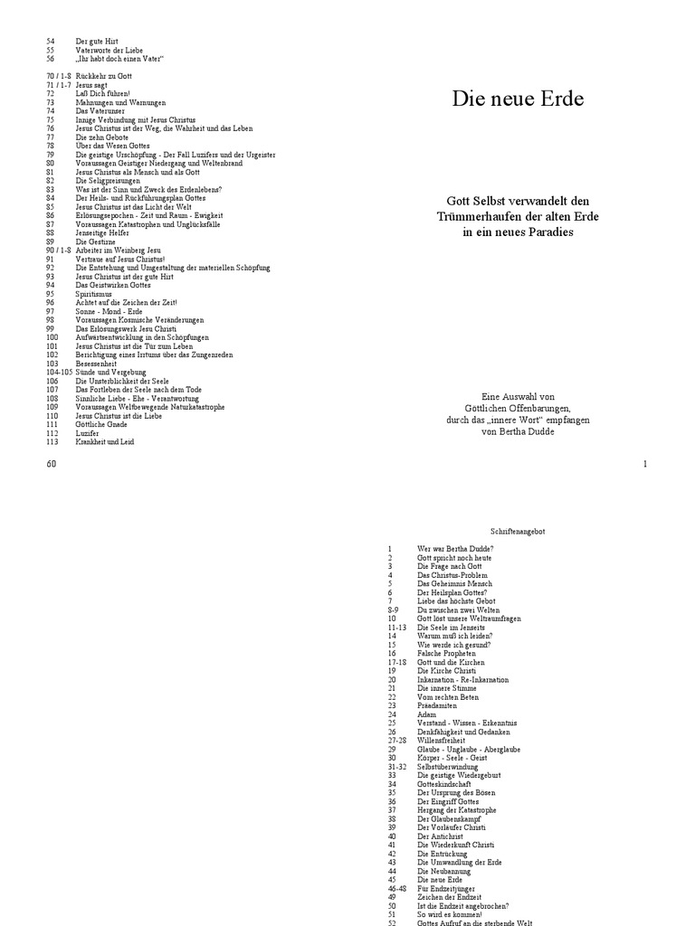 045 Die Neue Erde | PDF