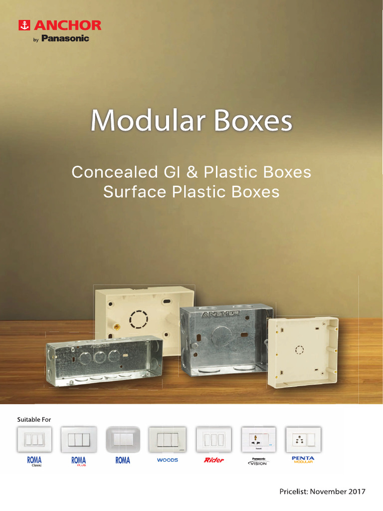 Anchor Modular Boxes | PDF