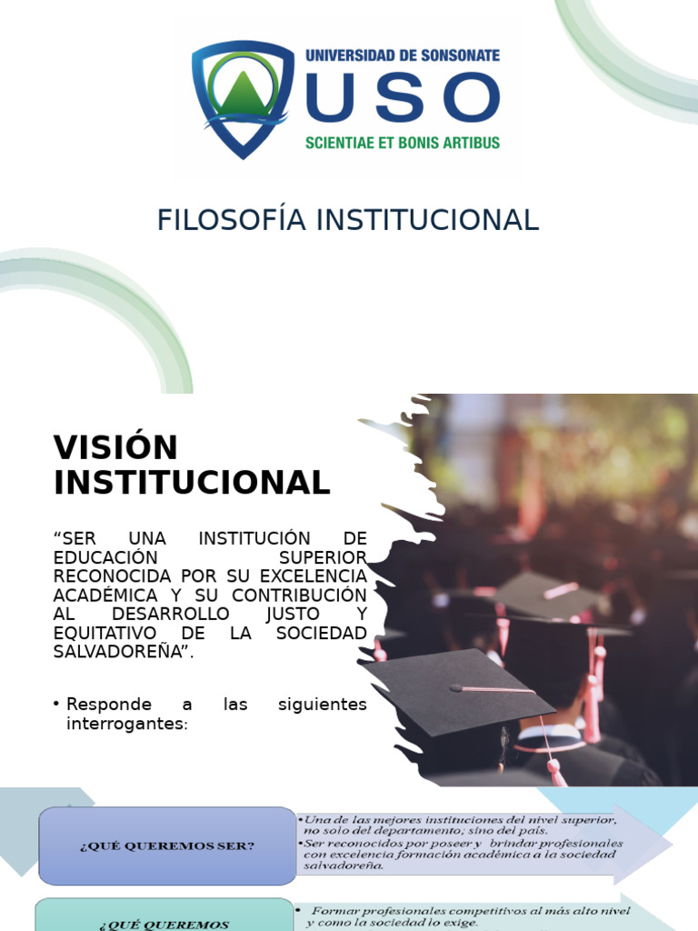 Filosofía Institucional | PDF