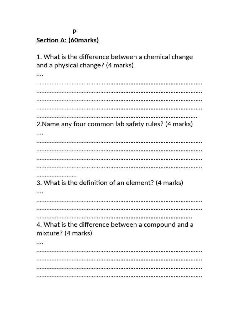 CHEMISTRY WORK | PDF