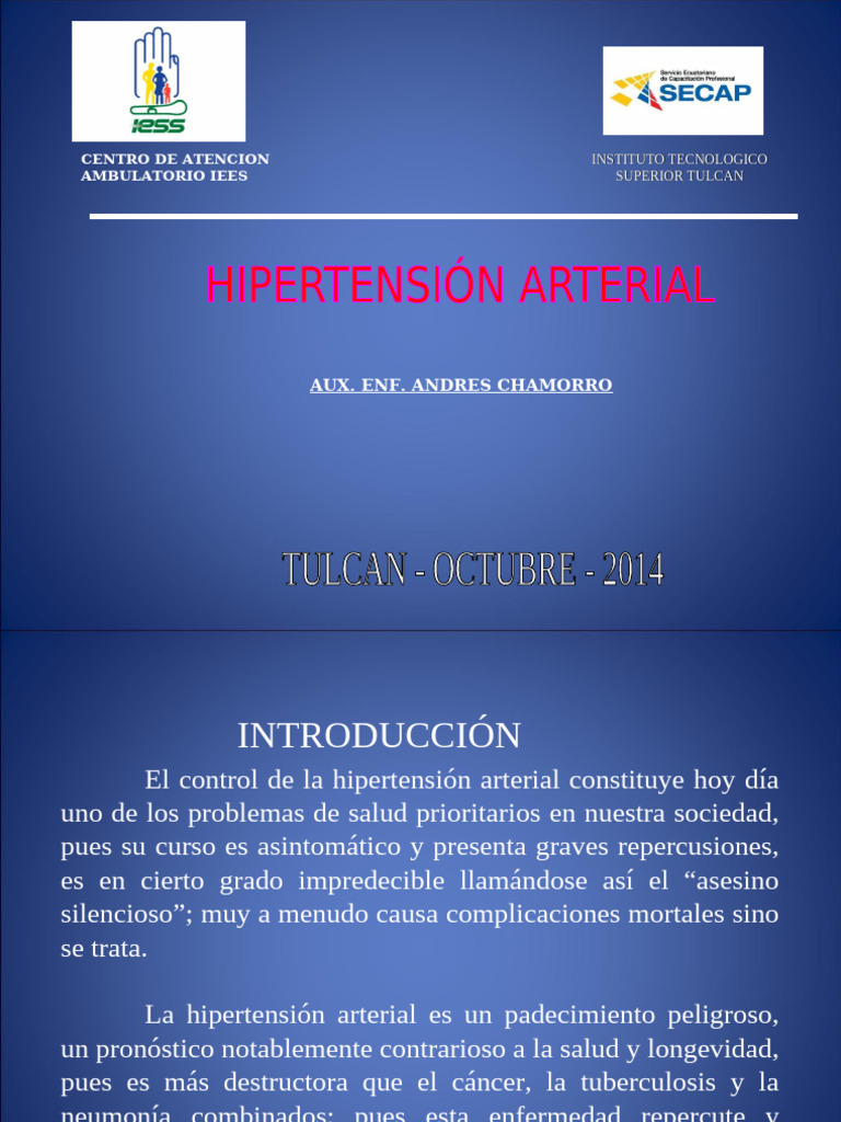 Hipertencion IESS | PDF