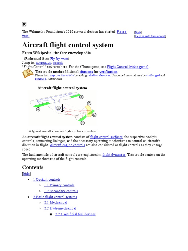 Fly by Wire Concept | PDF